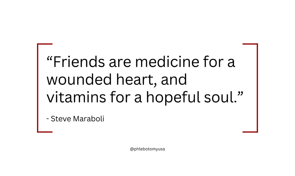 Why Friendships Keep Us Healthy - Phlebotomy USA